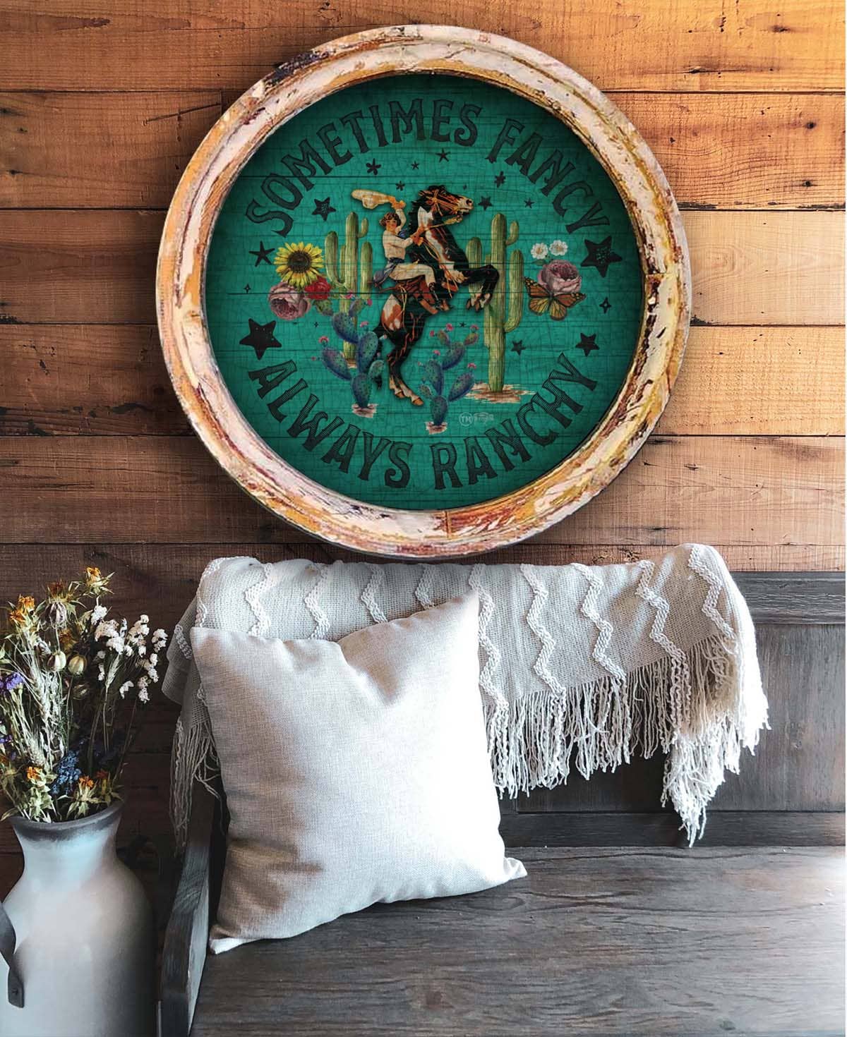 Always Ranchy - Circle Artwork – The Marketplace at Cowtown